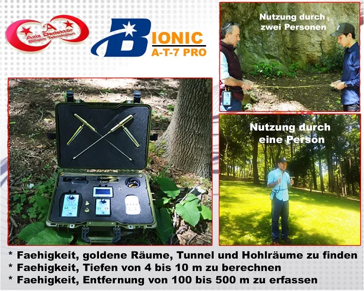 Bionic A-T-7 Pro Field Scanning Detector-Gerät – Aziz Gold Detector